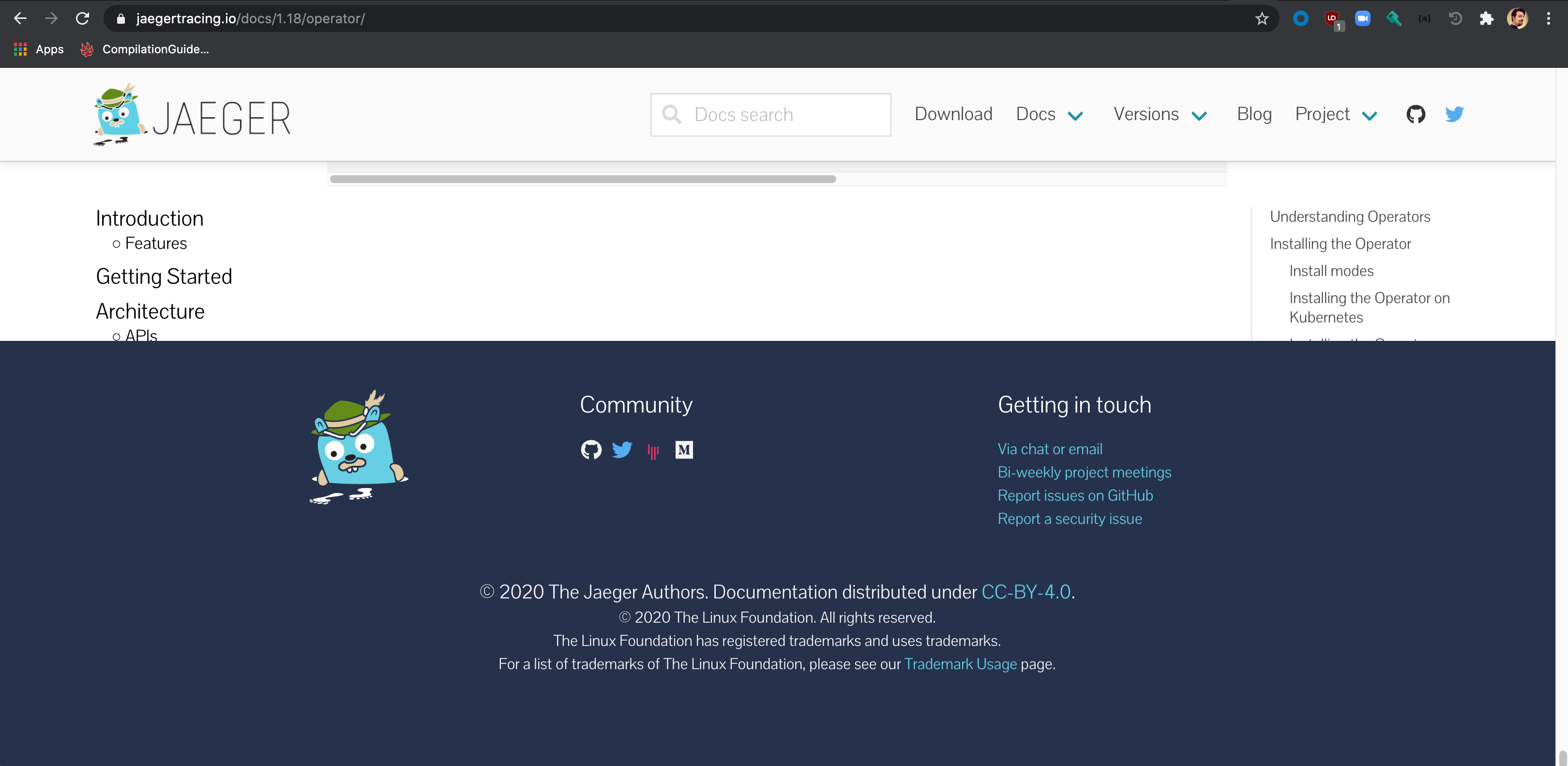 Docs Website Nav Sidebars are unusable (partially) · Issue #2303 · jaegertracing/jaeger · GitHub