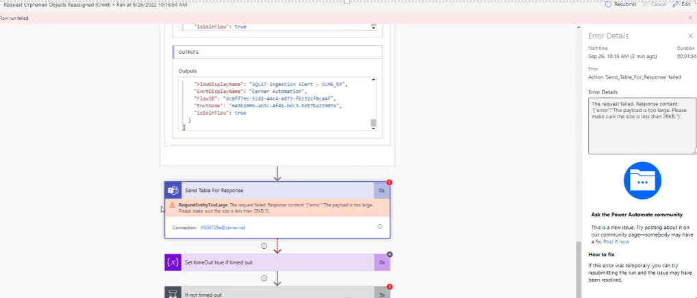 Request Orphaned Objects Reassigned: Explore Power Cards for orphaned ...