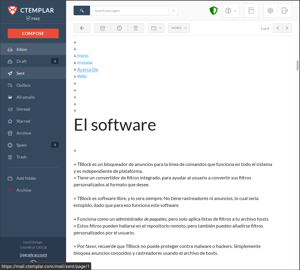 Can't view plain text source of an email · Issue #1438 · CTemplar/webclient · GitHub