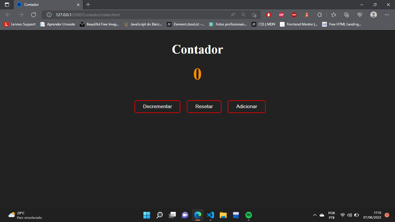 GitHub - Alerrando/Contador: Um simples contador com Html, Css e JavaScript