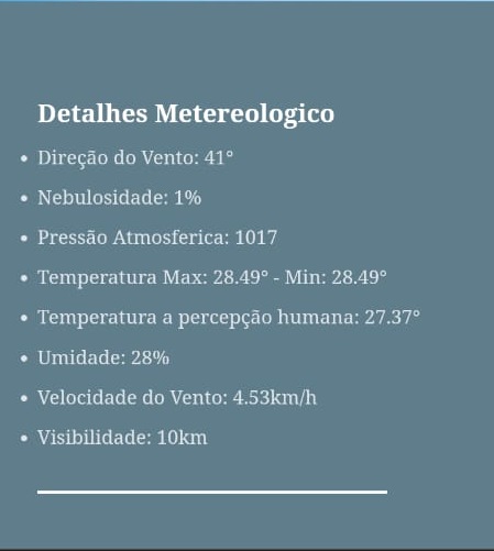 Github Alerrandoprevisao Do Tempo Um Site De Previsão Do Tempo Feito Com Html Css E