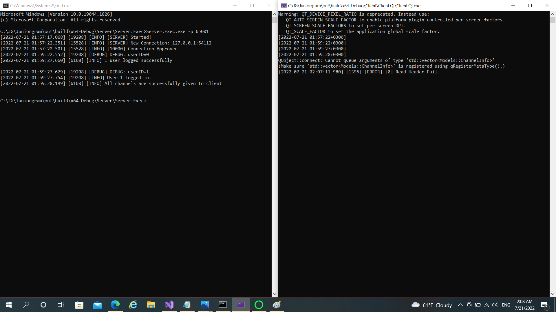 Error in app when trying to add chats · Issue #586 · f1nal3/Juniorgram · GitHub