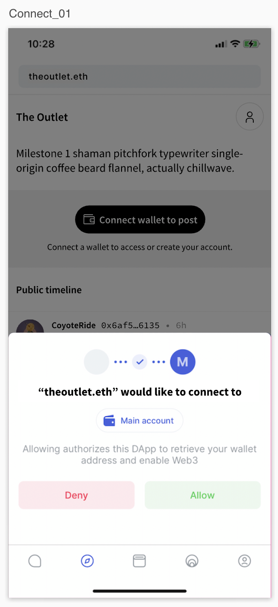 Epic 2: Connect wallet · Issue #22 · logos-innovation-lab/Kurate · GitHub