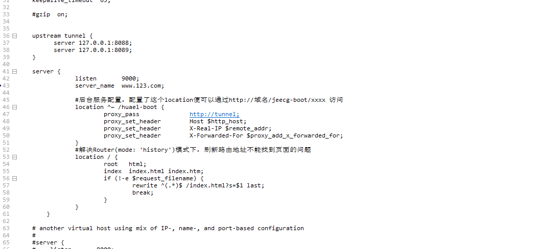 nginx负载均衡 · Issue #3885 · jeecgboot/JeecgBoot · GitHub