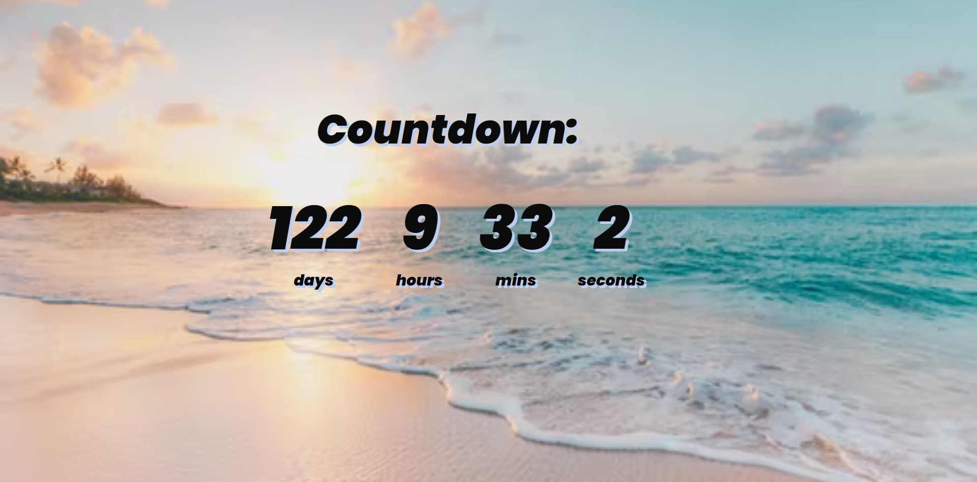 GitHub - kanishkk19/CountdownTimer: Interactive website that prompts the user to enter a date ...