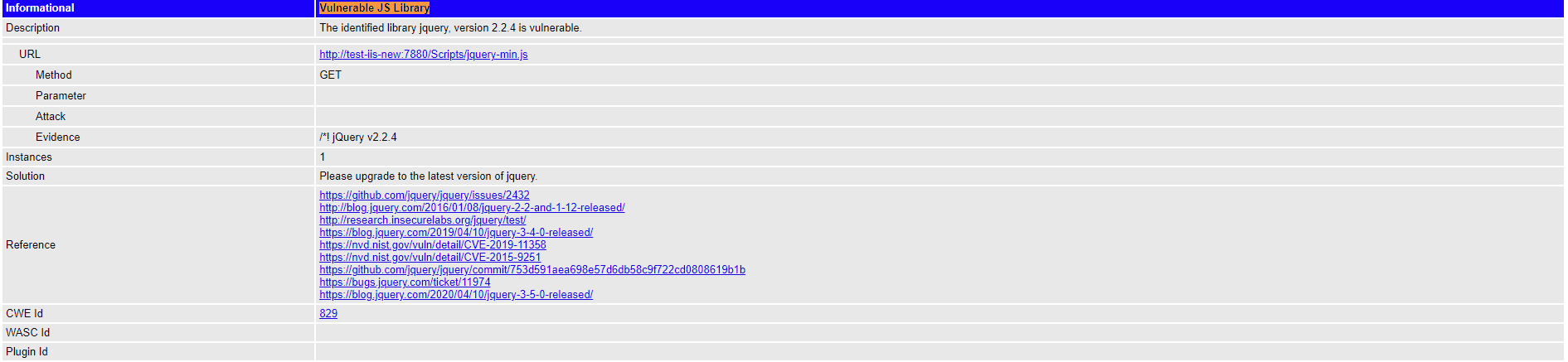 False Positive issue3 · Issue #6798 · zaproxy/zaproxy · GitHub