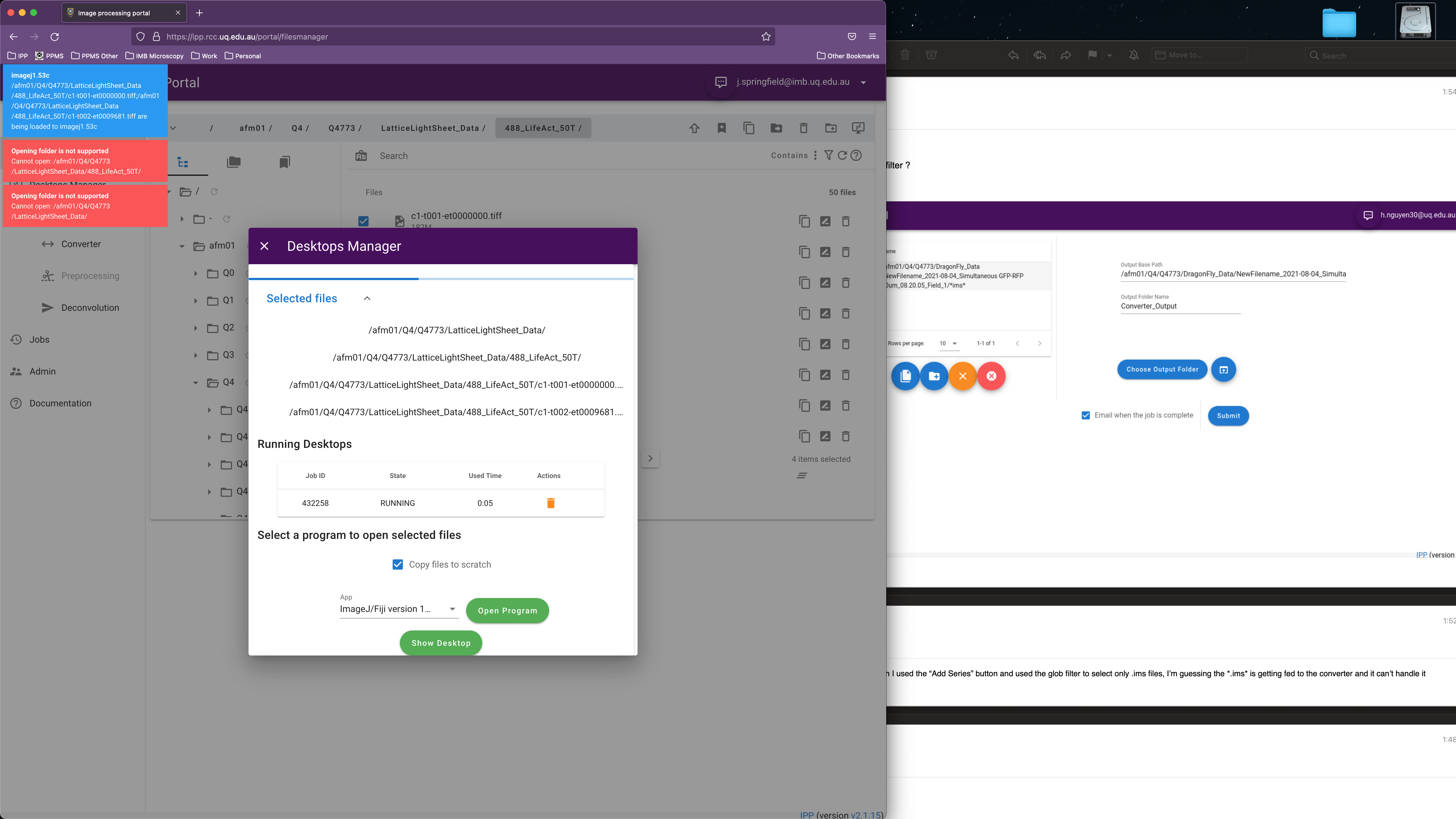 opening files in CVL and possible other areas · Issue #106 · UQ-RCC/ipp · GitHub