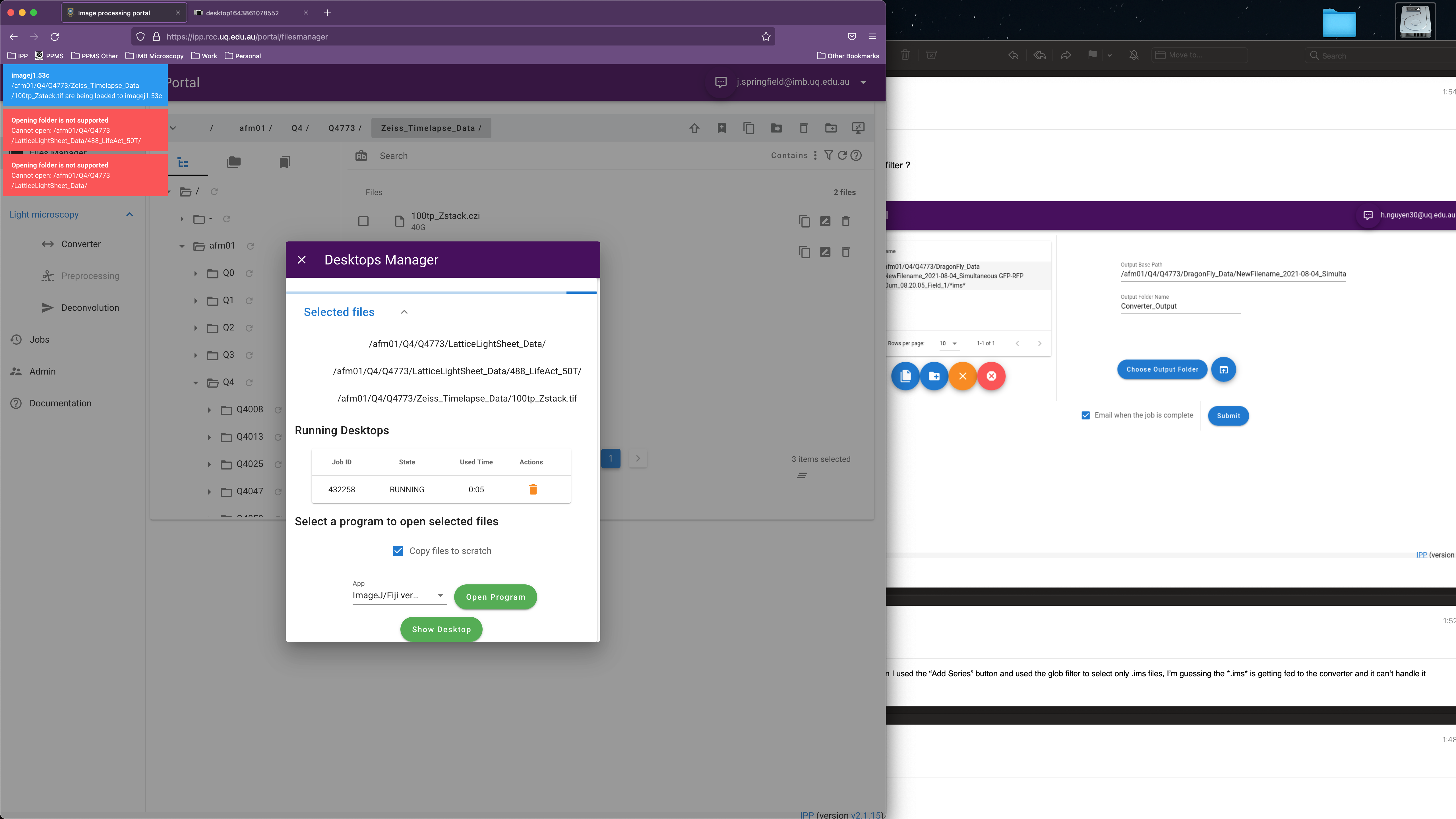 opening files in CVL and possible other areas · Issue #106 · UQ-RCC/ipp · GitHub