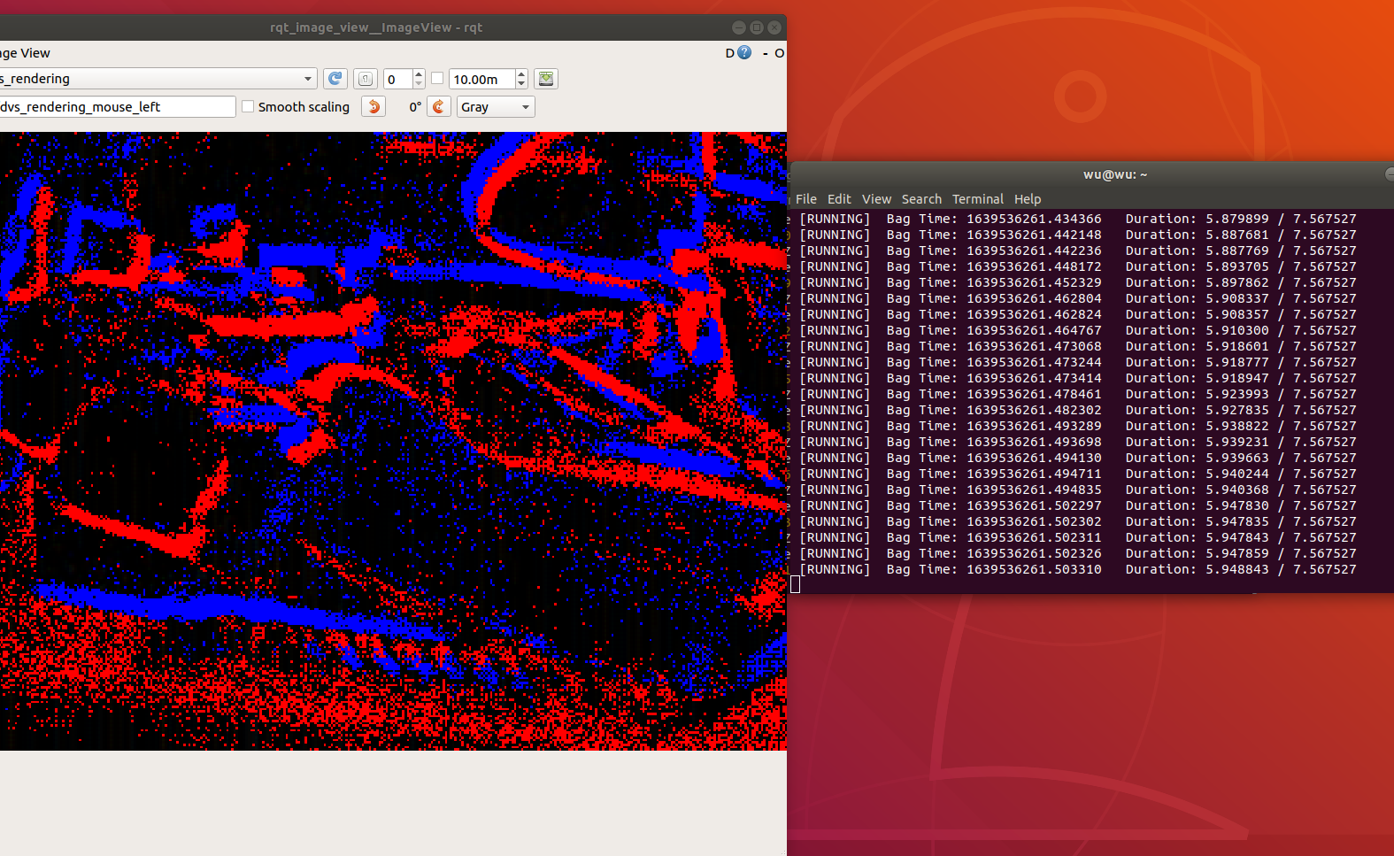 How to use the rpg_dvs_ros to visualize event cameras fused with lidar rosbag file? · Issue #129 ...