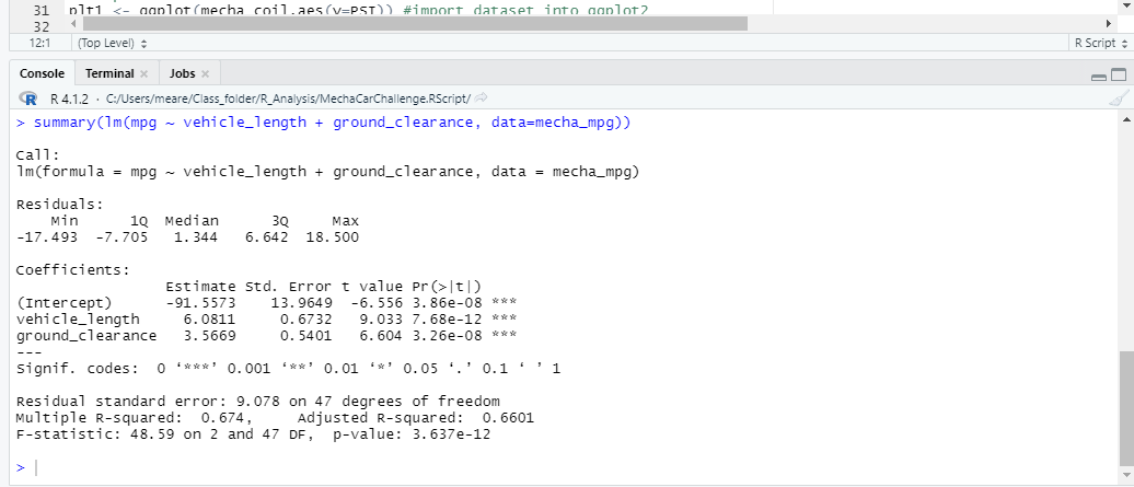 GitHub - Mamo677/MechaCar_Statistical_Analysis