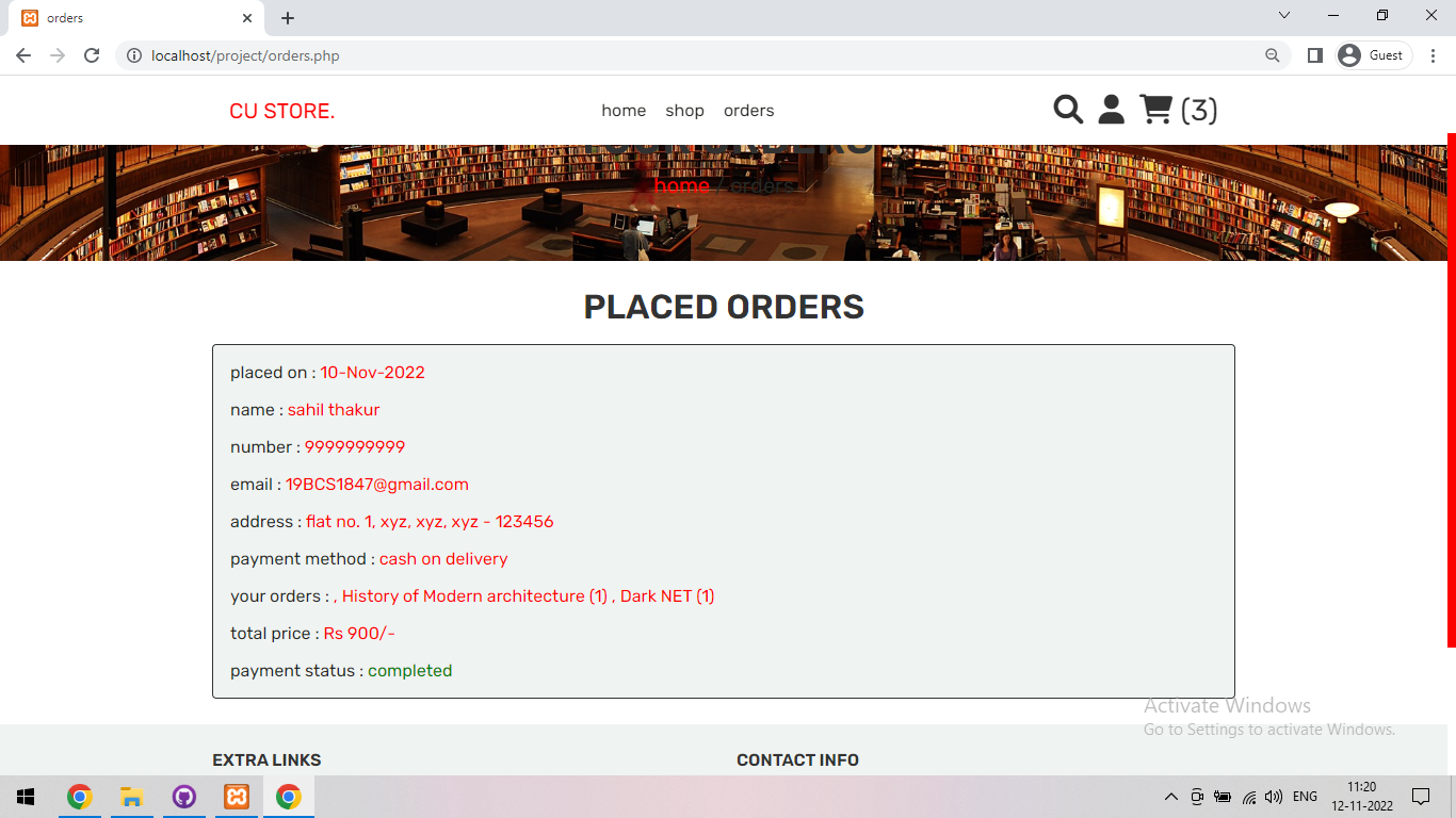 GitHub - realsahilthakur/BOOK-STORE: A user-friendly Online Bookstore project in which users can ...