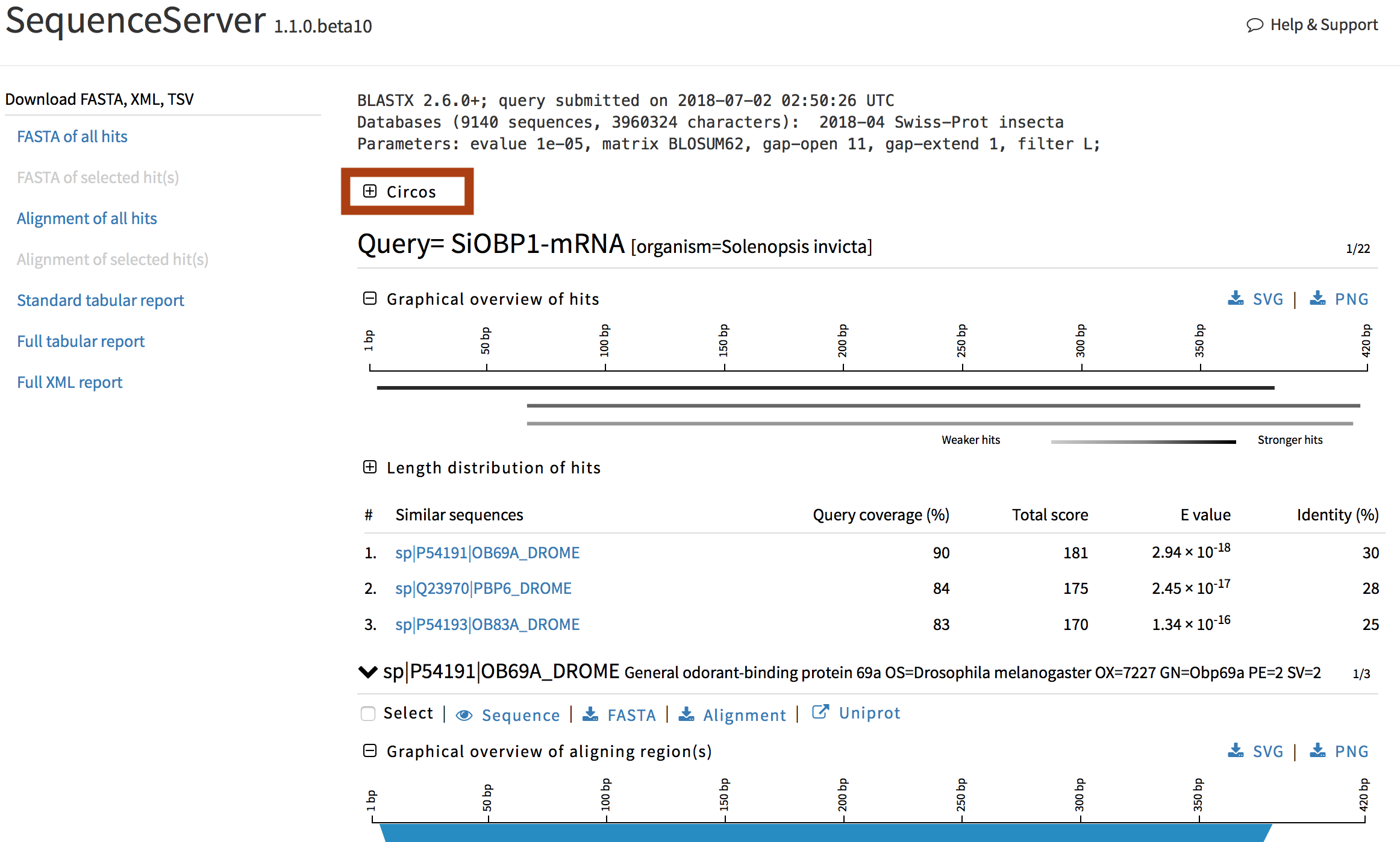 custom links for each Blast hit · Issue #374 · wurmlab/sequenceserver · GitHub