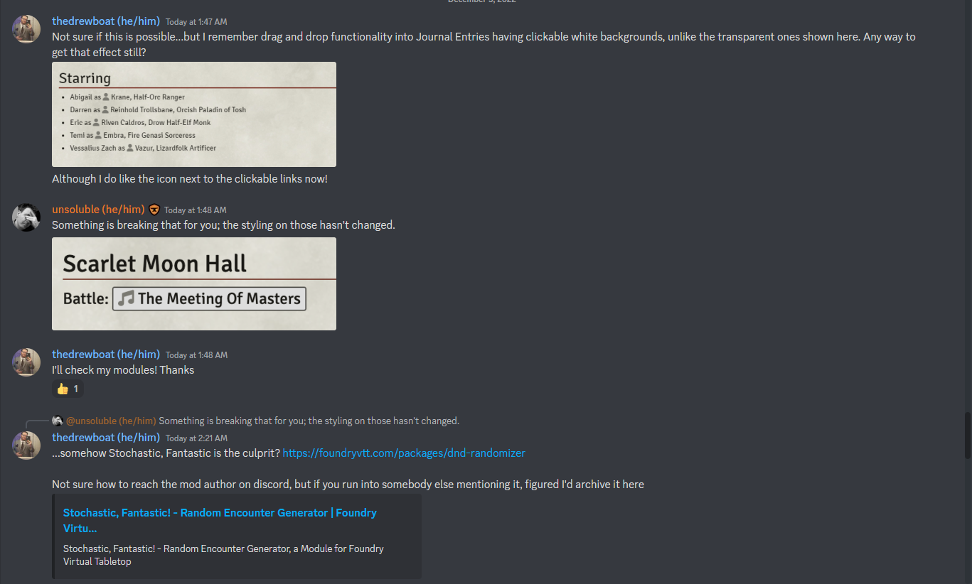 Journal formatting missing when dnd-randomizer Module is enabled · Issue #22 · etriebe/dnd ...