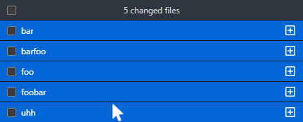 Changes selection unexpected behaviour · Issue #16355 · desktop/desktop · GitHub