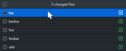 Changes selection unexpected behaviour · Issue #16355 · desktop/desktop · GitHub