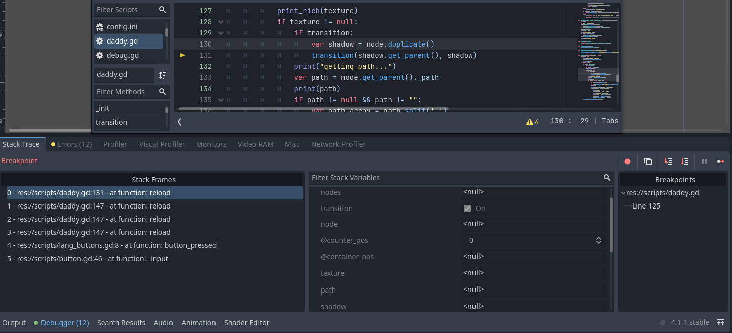 Debugger displays ` ` for non-null value · Issue #81981 · godotengine/godot · GitHub