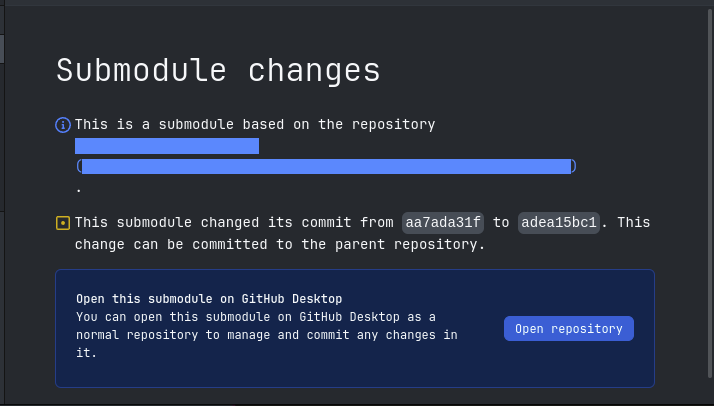 Awkward submodule text wrapping · Issue #17553 · desktop/desktop · GitHub