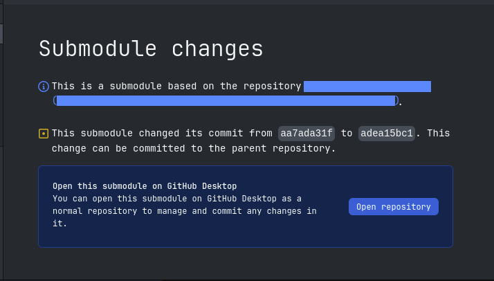 Awkward submodule text wrapping · Issue #17553 · desktop/desktop · GitHub