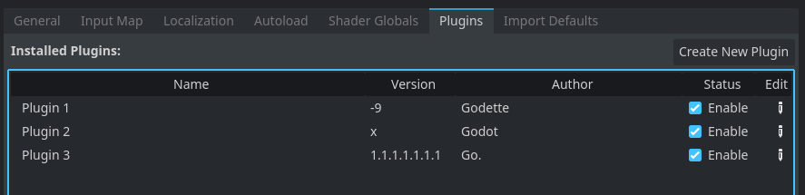 Improve list of plugins display in the Project Settings · Issue #8438 ...