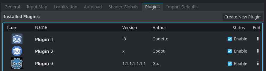 Improve list of plugins display in the Project Settings · Issue #8438 ...