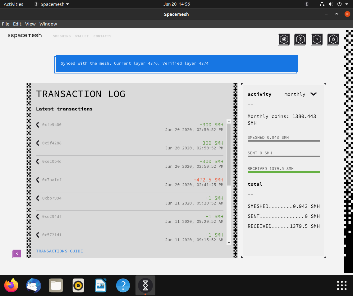 Created new wallet and old transactions showing reversed · Issue #549 · spacemeshos/smapp · GitHub