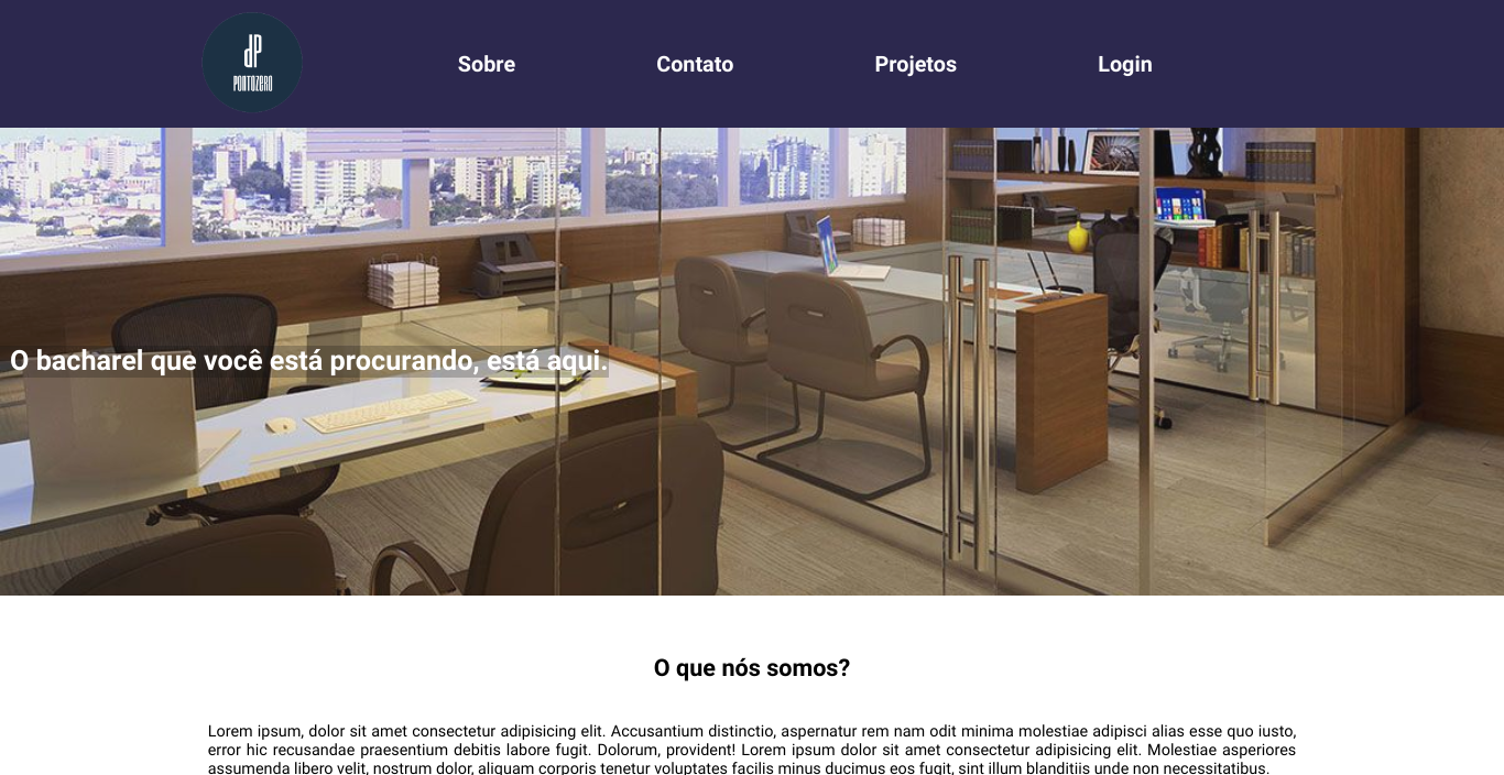 GitHub - gitdvdhub/pontozero: Uma empresa de advocacia, localizada no Rio de Janeiro, Brasil