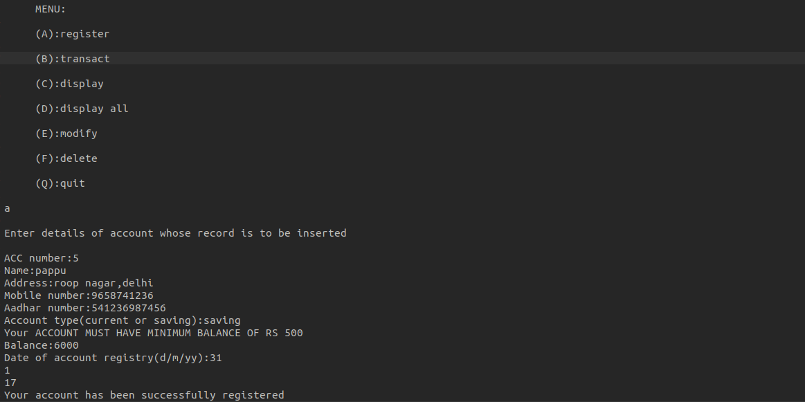 GitHub - ar-faisal/menu-driven-Bank-Management-System: made this on C++ and has basic features ...