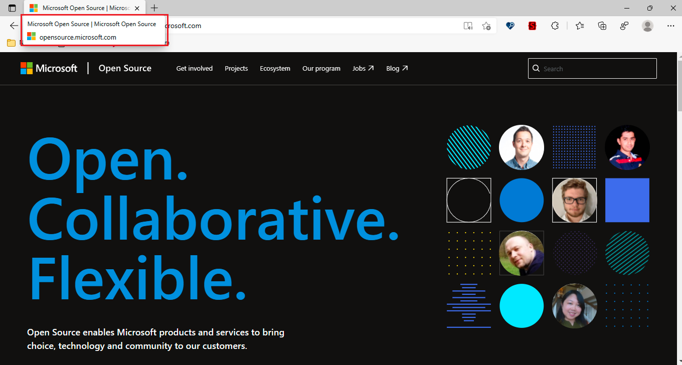 A11y OSPO Production Home Page Page Titled The Title Microsoft Open