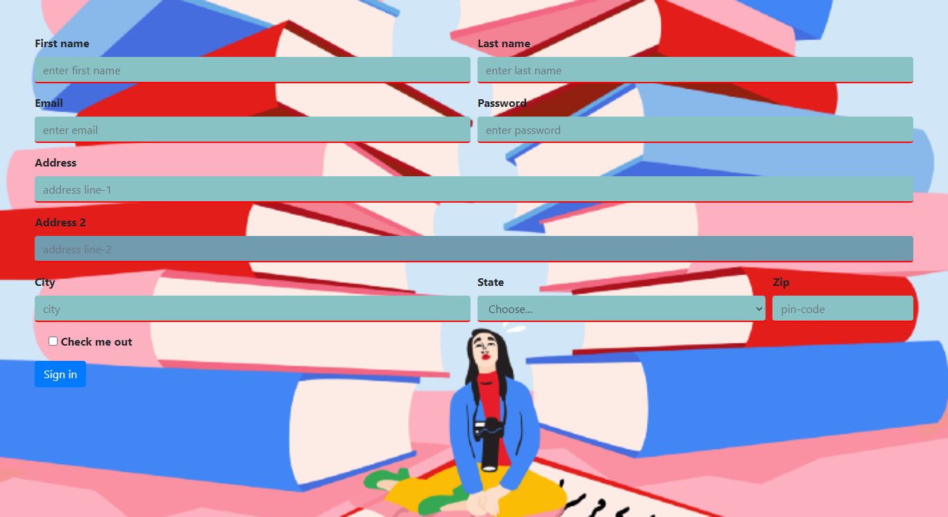 GitHub - tarunnarekar/Form-Using_bootstrap