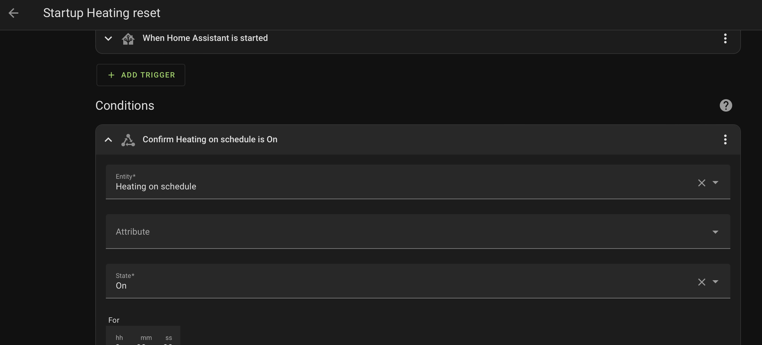 Automations BROKEN Front End incorrect handling of device/service state option capitalised ...