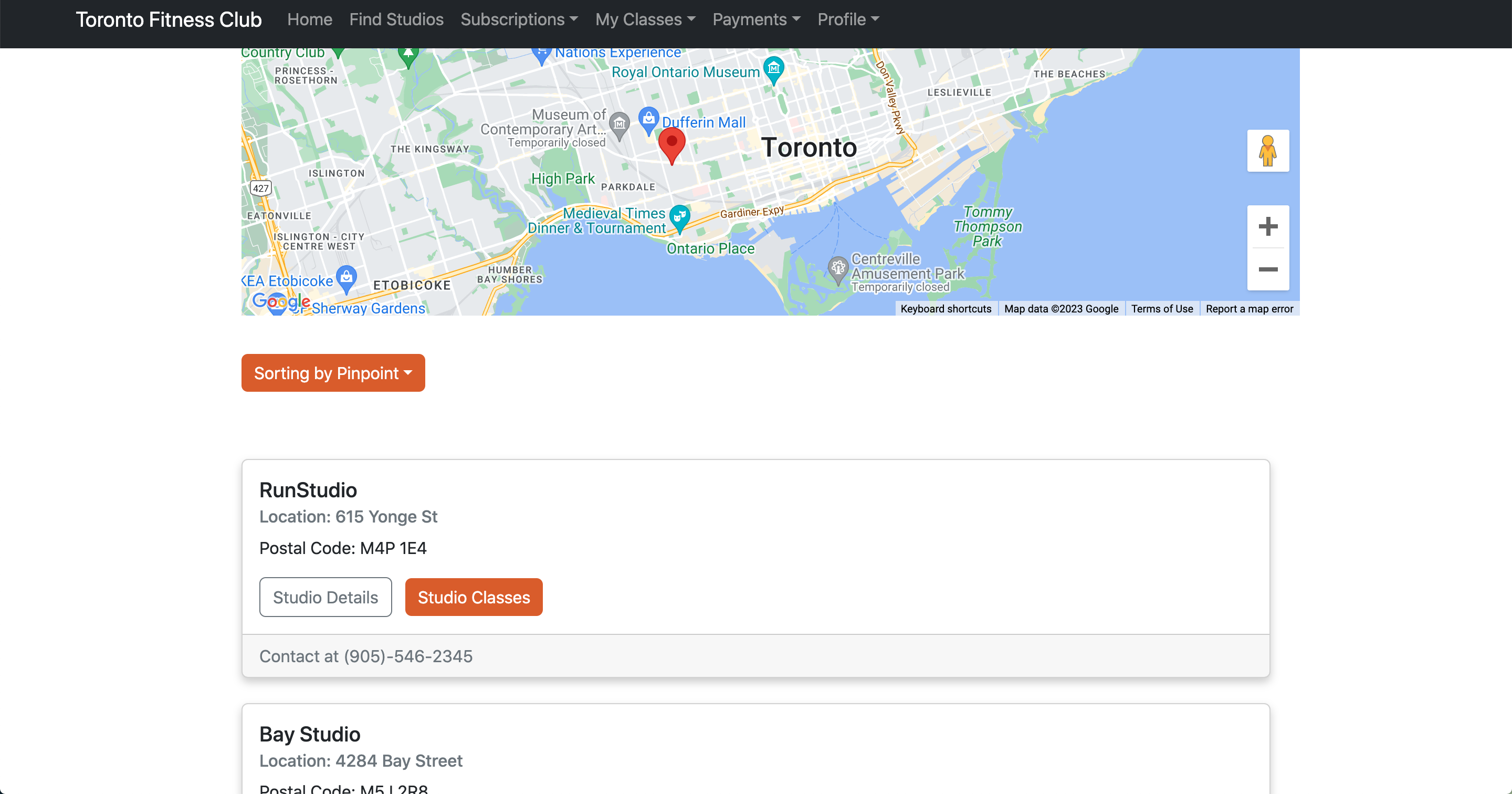 GitHub - enn-cal/TorontoFitness: Full-stack web application for Toronto Fitness built with React ...