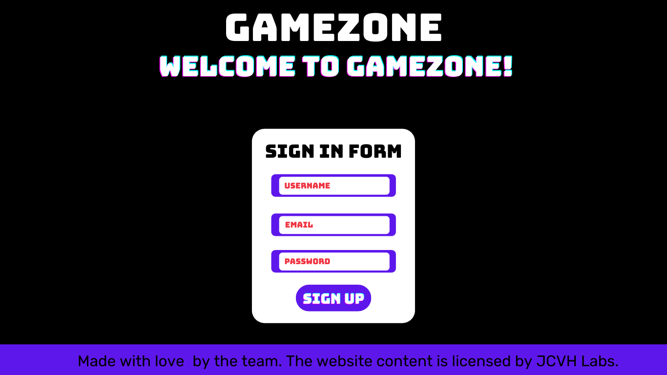 GitHub - charlezs/Game-Zone