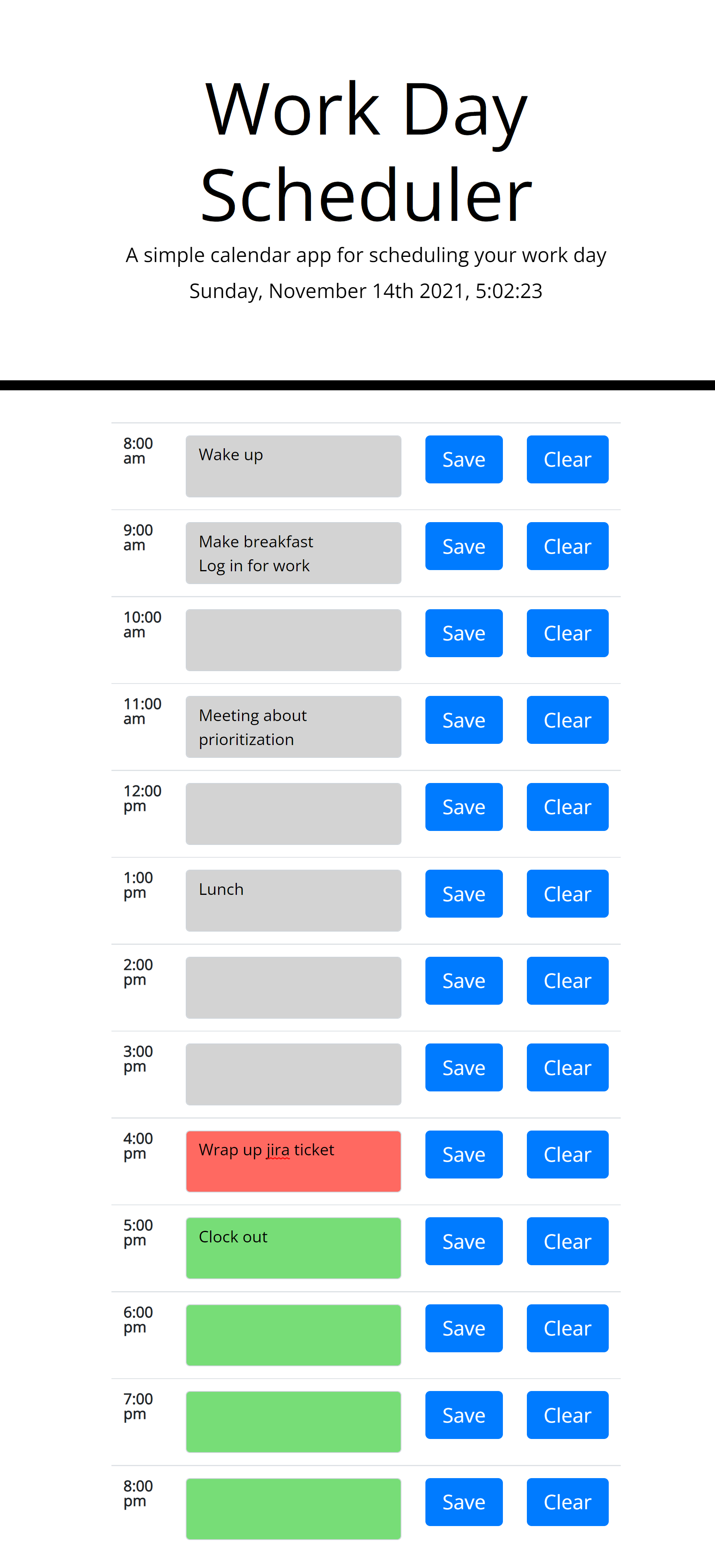 GitHub - erinnaschneider/workday-scheduler