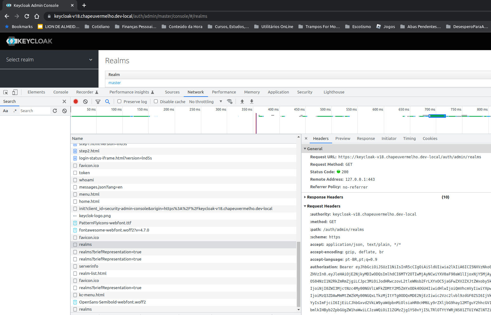 Keycloak 18.0.2 mixed content issue.
