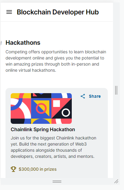 Heading "#" is truncated on mobile · Issue #222 · smartcontractkit/blockchain-developer-hub · GitHub