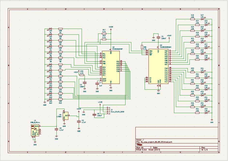 GitHub - tiger031/Christmas_tree: Christmas tree on LEDs using STM8S003F MCU and PCA9535 I2C Low ...