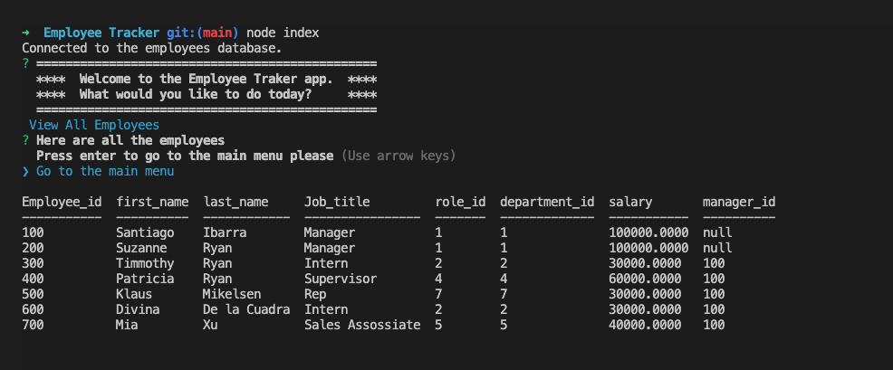 GitHub - SantiBass/employee-tracker