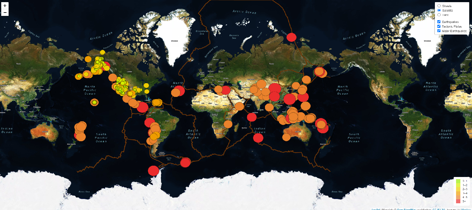 GitHub - onsotiL/Mapping_Earthquakes: Creatinh interactive maps using Leaflet.js library ...