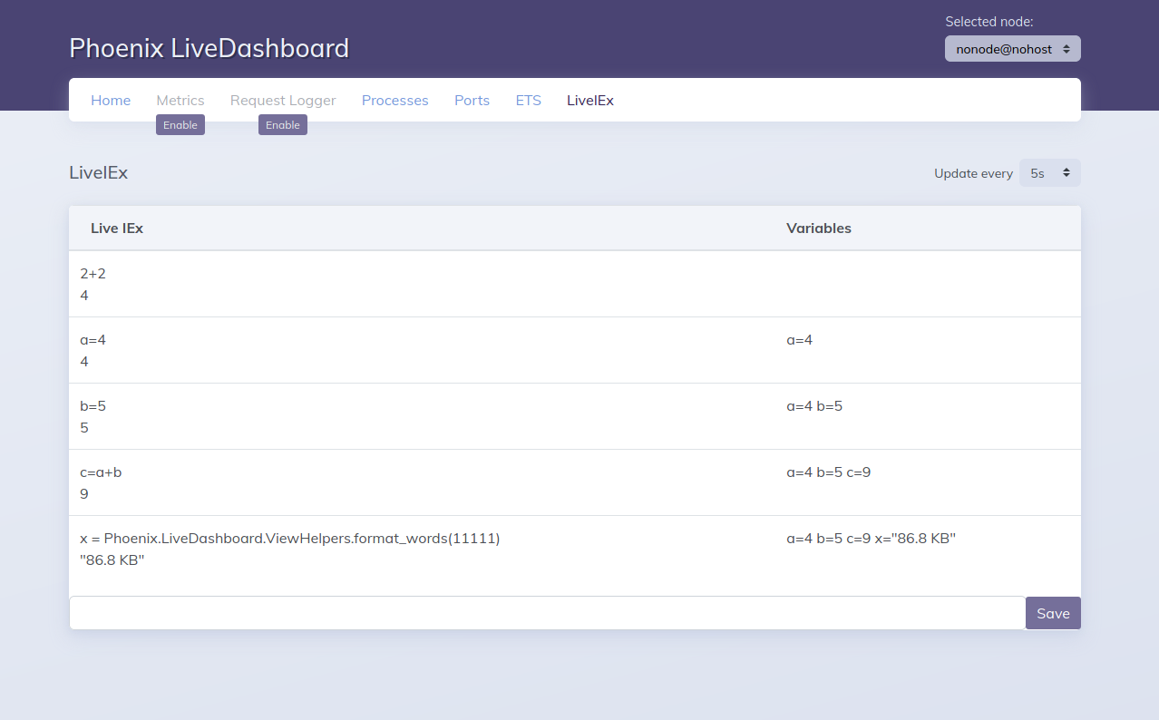 IEx tab ? · Issue #80 · phoenixframework/phoenix_live_dashboard · GitHub