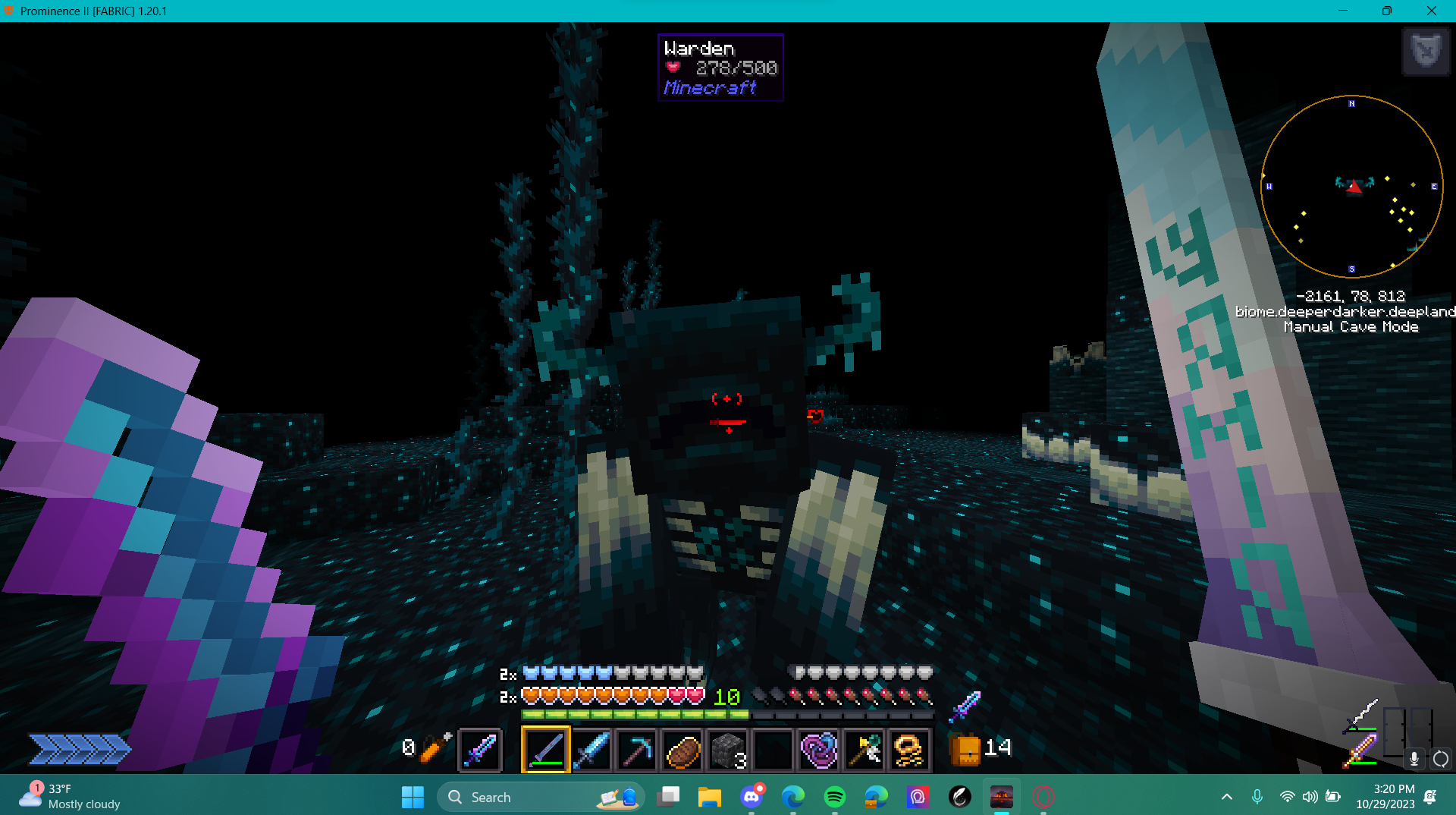 Warden helmet bug with darkness effect · Issue #226 · KyaniteMods/DeeperAndDarker · GitHub