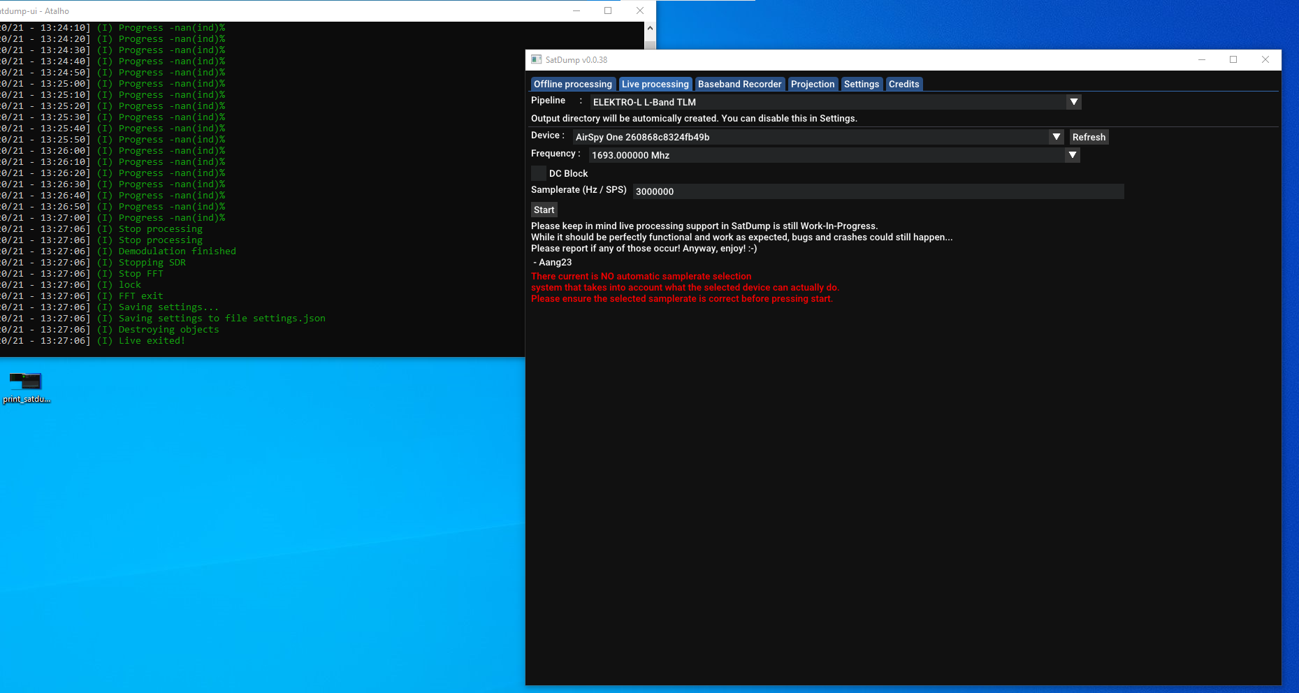 live elektro L TLM fail · Issue #68 · SatDump/SatDump · GitHub