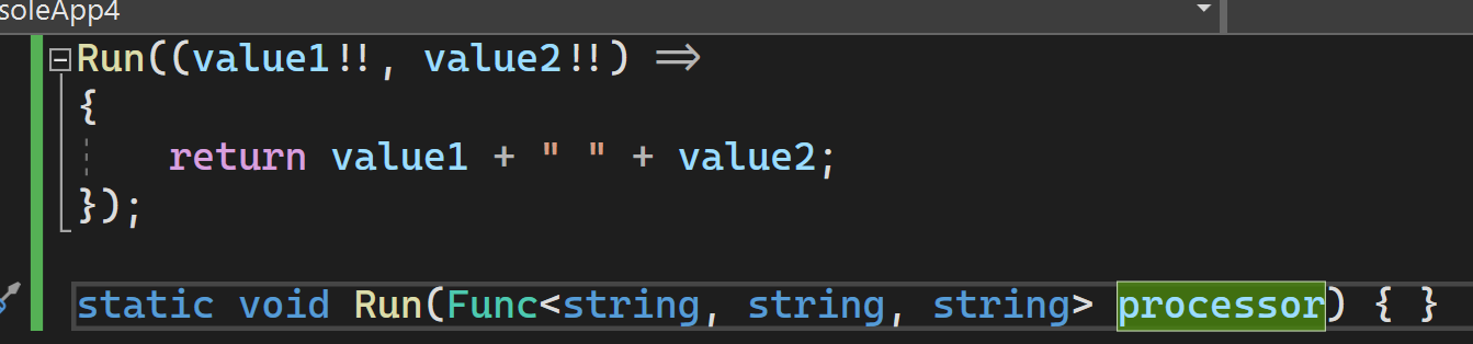 Multiple Parameter Null Checks In `func` Causes Compiler Error · Issue 60547 · Dotnetroslyn