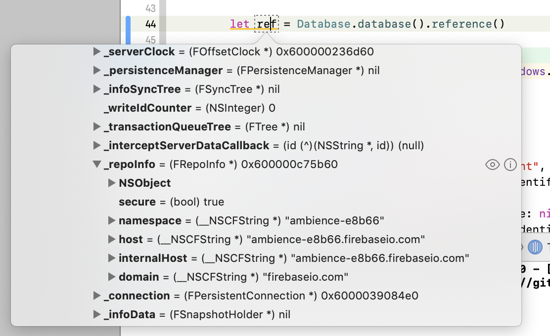 Macos Firebasedatabase Connecttoserver Connect Failed · Issue
