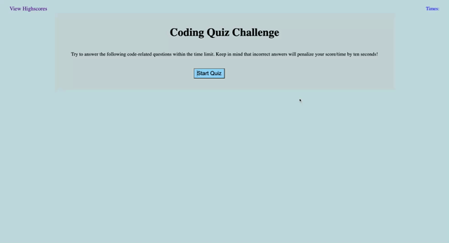 GitHub - carolyvn/code-quiz
