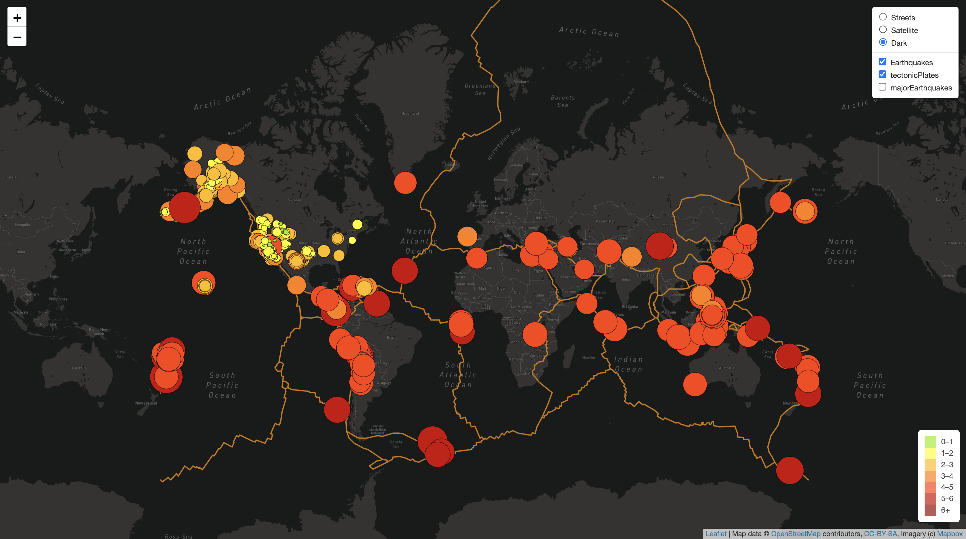 GitHub - SpottedOwlet/Mapping_Earthquakes: Creating a Layered Map Dashboard for displaying ...