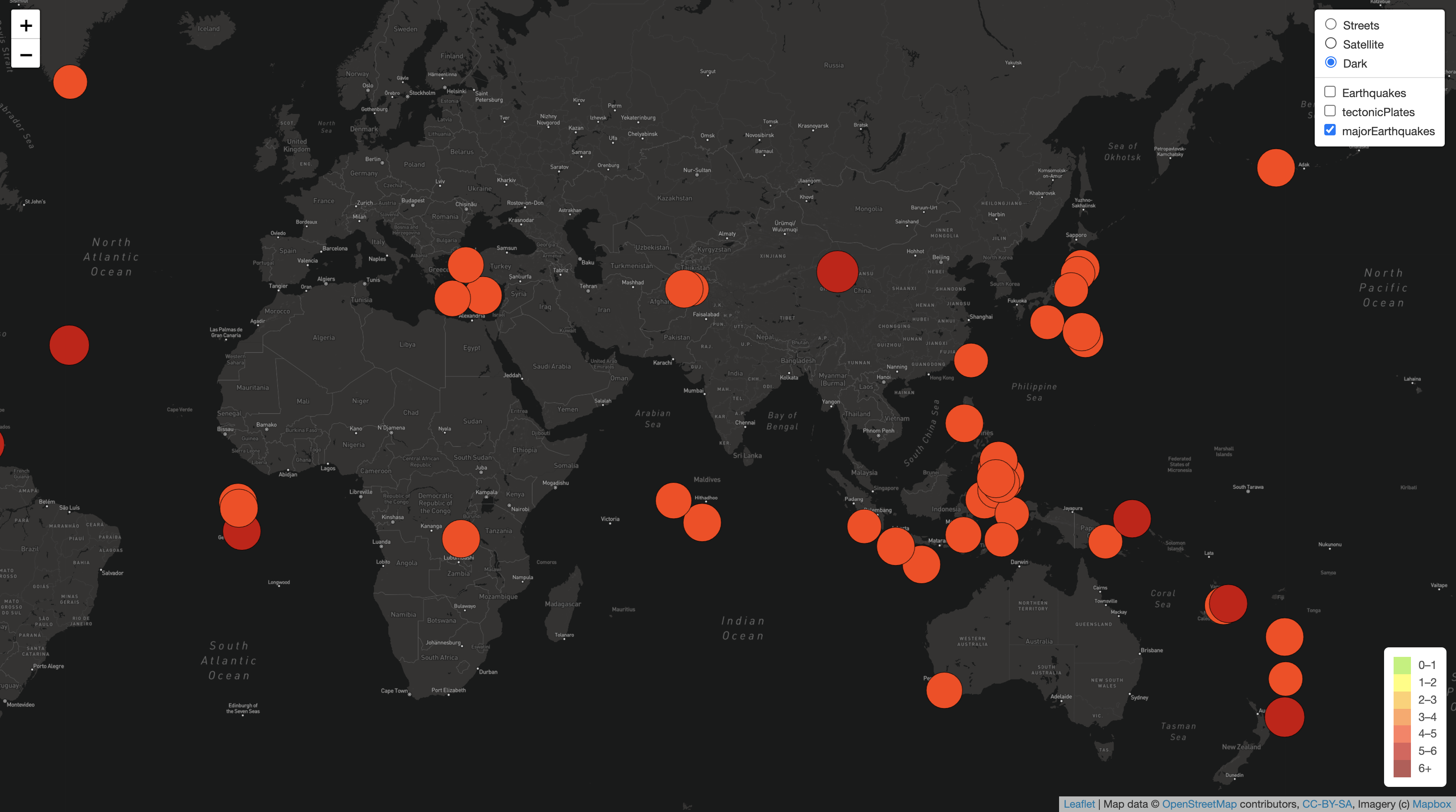 GitHub - SpottedOwlet/Mapping_Earthquakes: Creating a Layered Map Dashboard for displaying ...