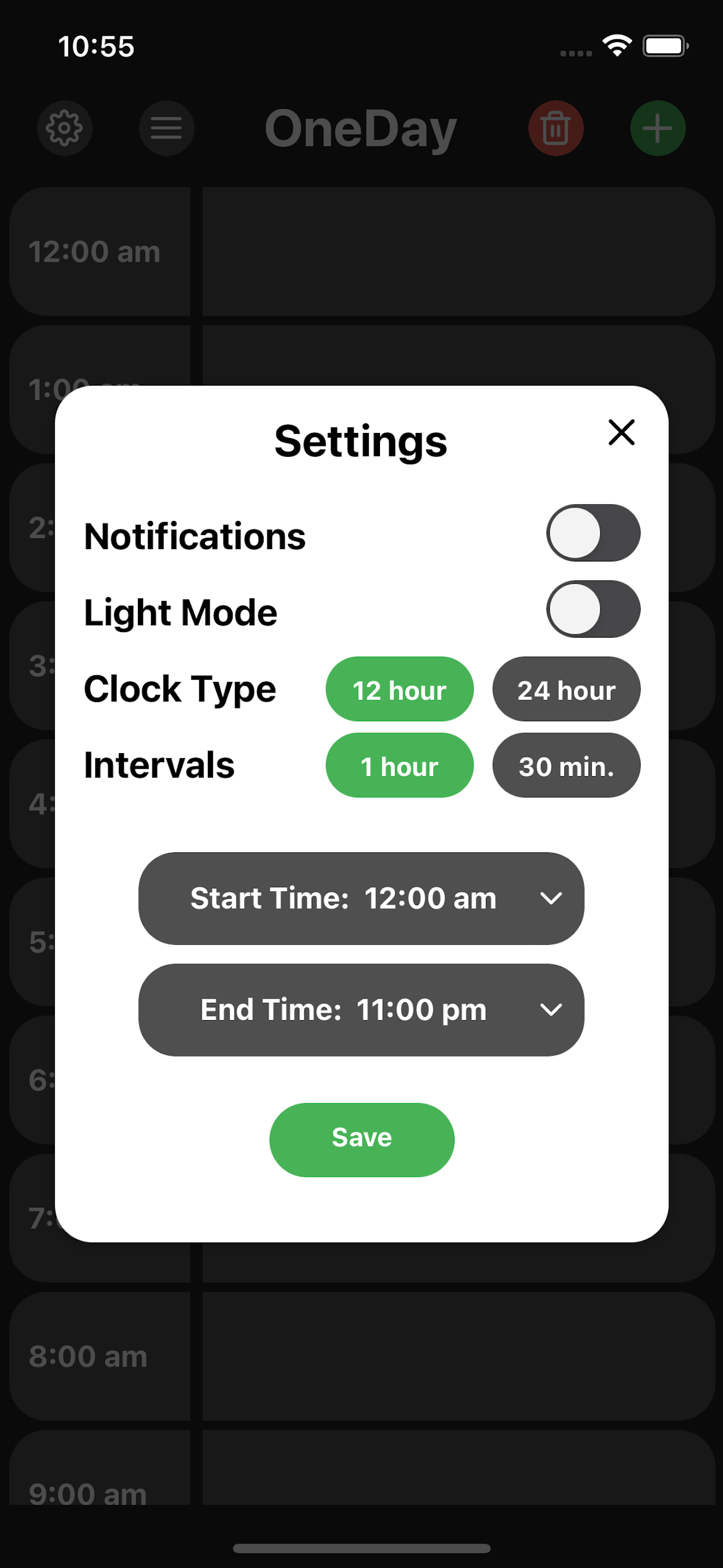 GitHub - noah-dorego/OneDay: A daily planner app made with React Native