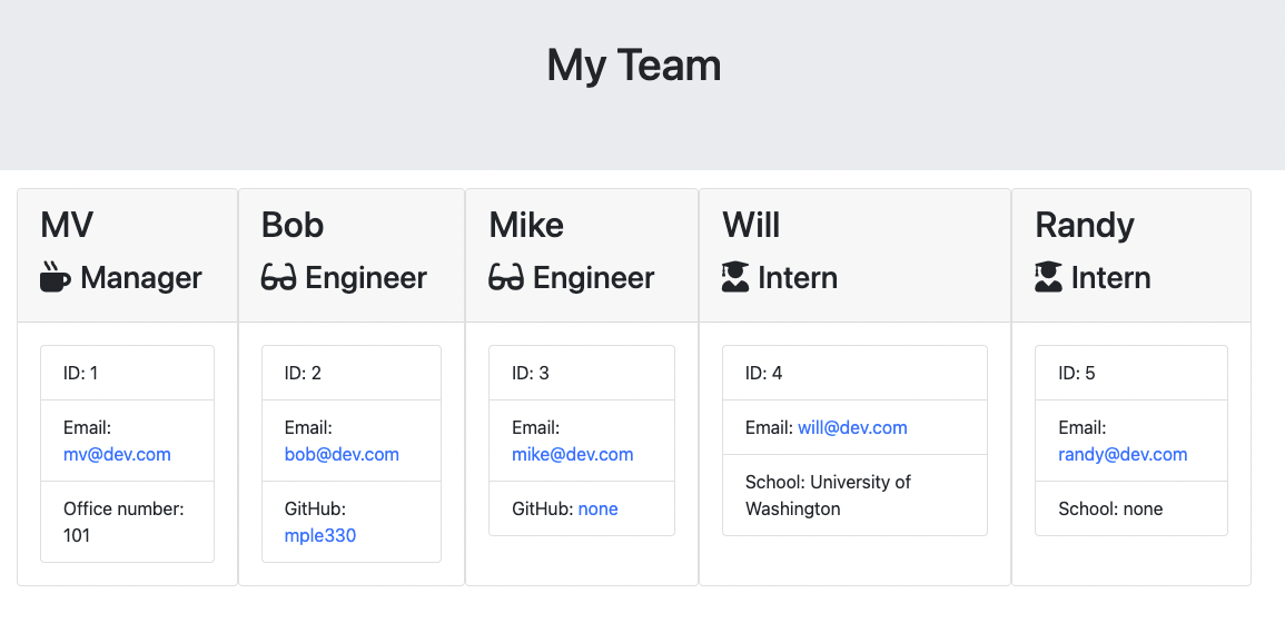 GitHub - mple06/team-profile-generator