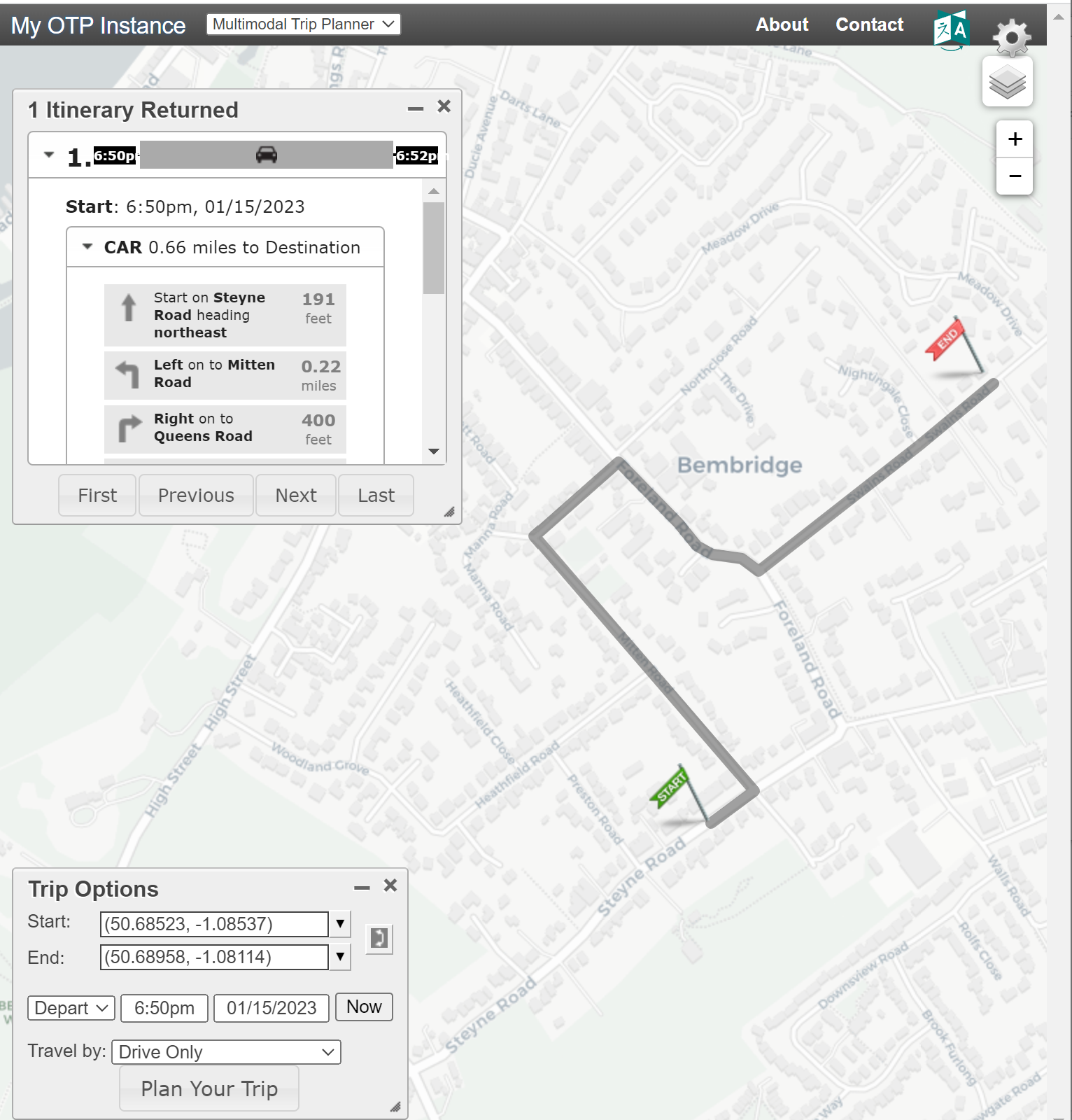 Turn restrictions added to local .pbf not observed in routing with local instance · Issue #101 ...