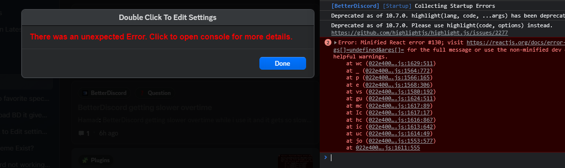 [DoubleClickToEdit] Settings open with error · Issue #127 · Farcrada/DiscordPlugins · GitHub